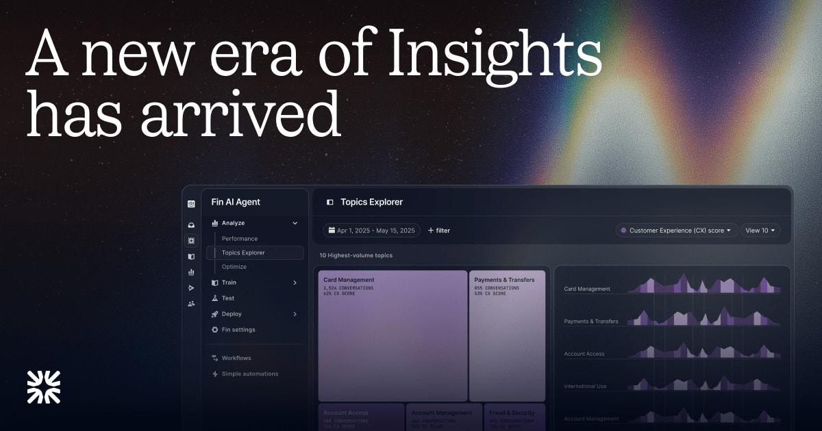 Fin. The #1 AI Agent for customer service | Fin Insights